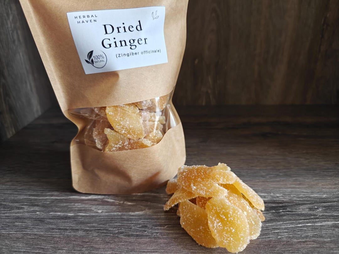 Natural Dried Ginger Slices | Dried Crystalized Ginger | Dried Ginger ...