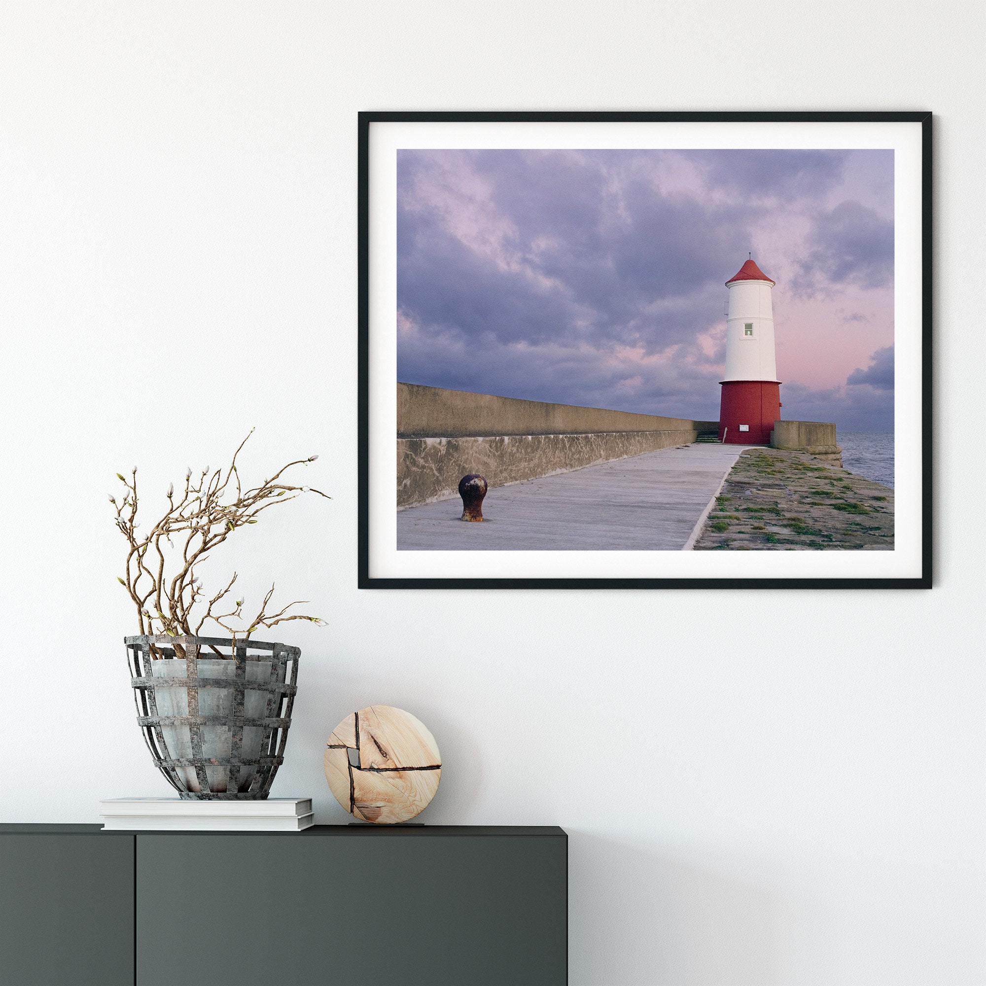 Berwick Upon Tweed Lighthouse Print, English Seascape Photography ...