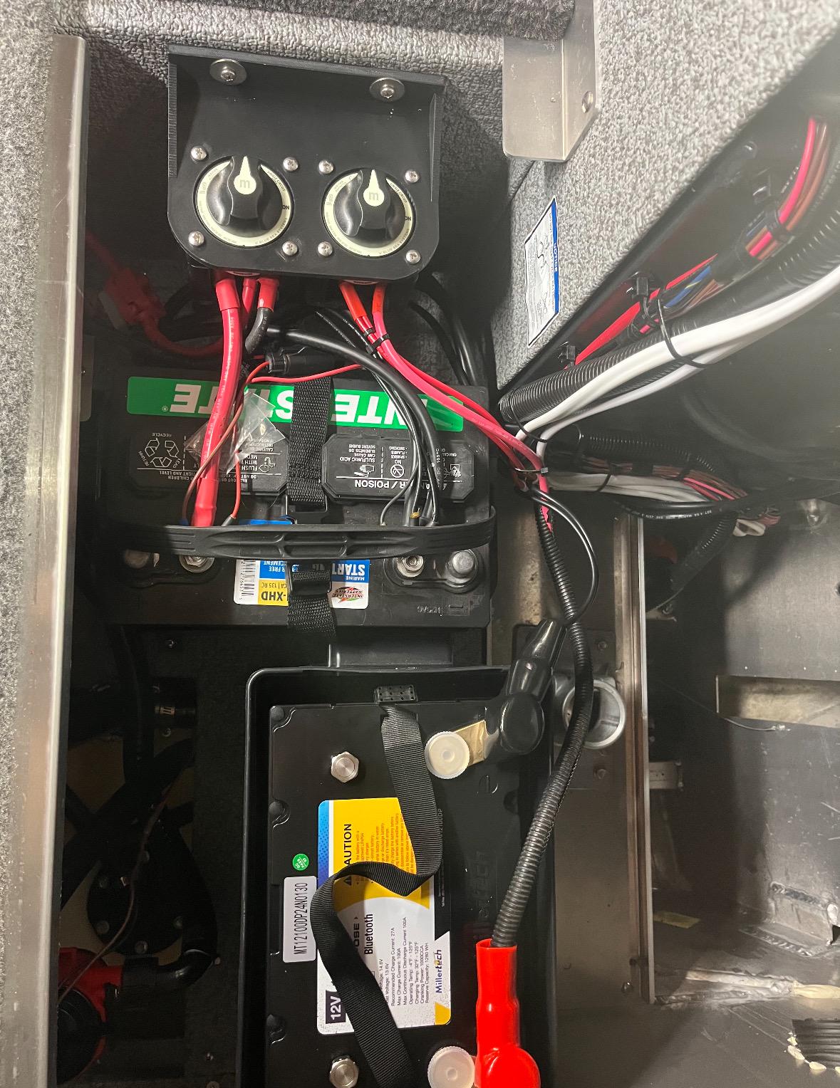 Bass Boat Dual Battery Disconnect Switch Mount Bracket for Lithium ...