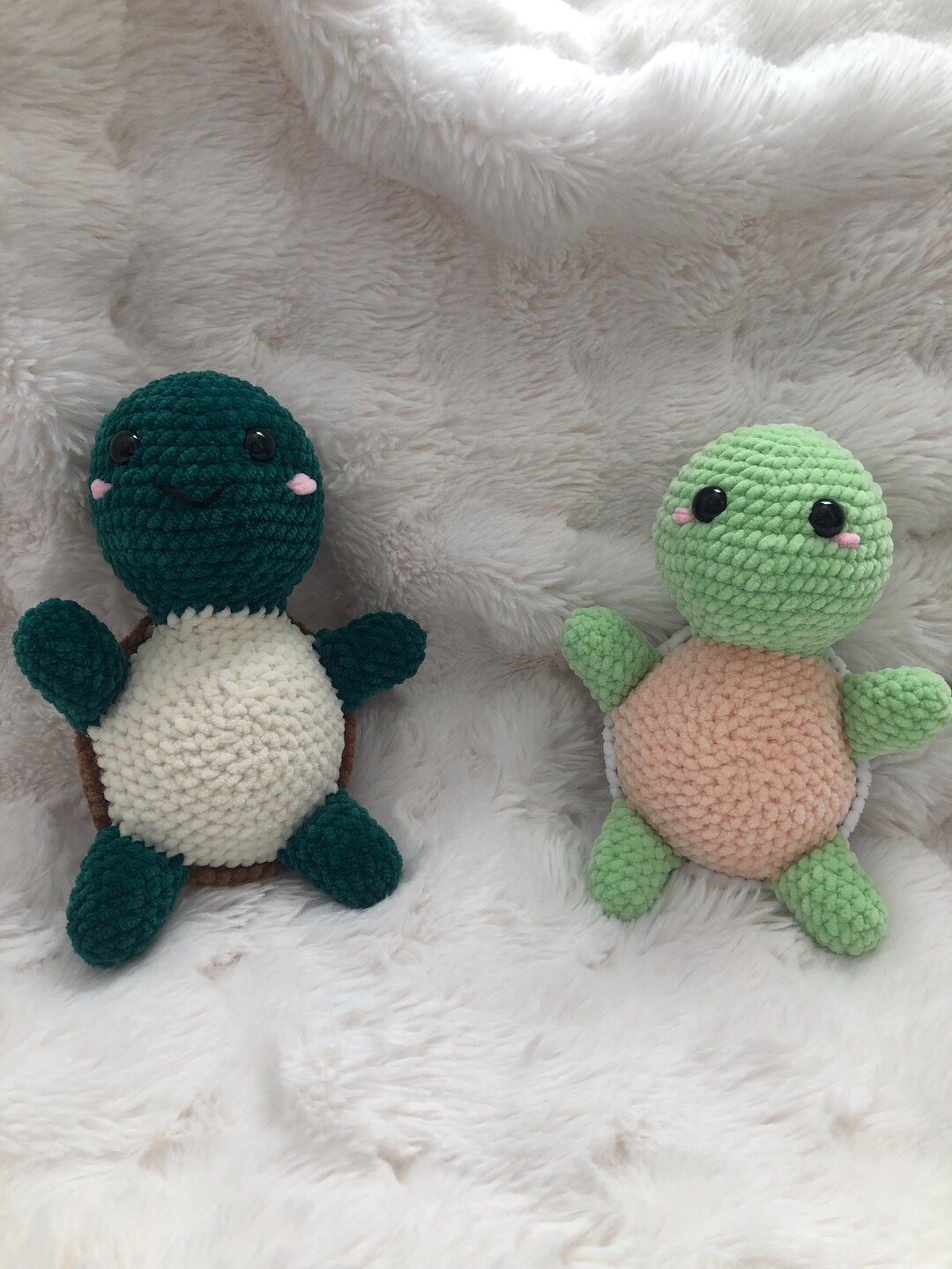 Handmade Crochet Turtle | Amigurumi Stuffed Animal | Cute Plush Turtle ...