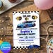 Editable Car Birthday Invitation, Car Party Invitation, Car Birthday ...
