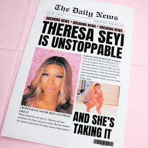 Customizable Canva Newspaper Template for Newspaper Photoshoots - Etsy