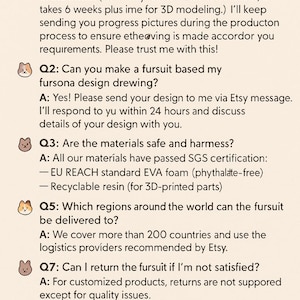 Custom Realistic Fursuit: Full or Partial Set, Hand-painted Details - Etsy