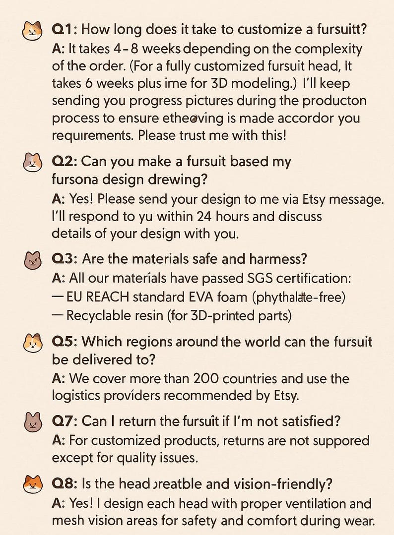 Fursuit Commission, Any Part Can Be Customized, Kemono Fox Mask - Free ...