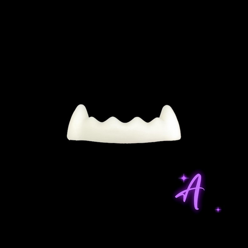 Colmillos de disfraz impresos en 3D: Juego de dientes de cosplay ...