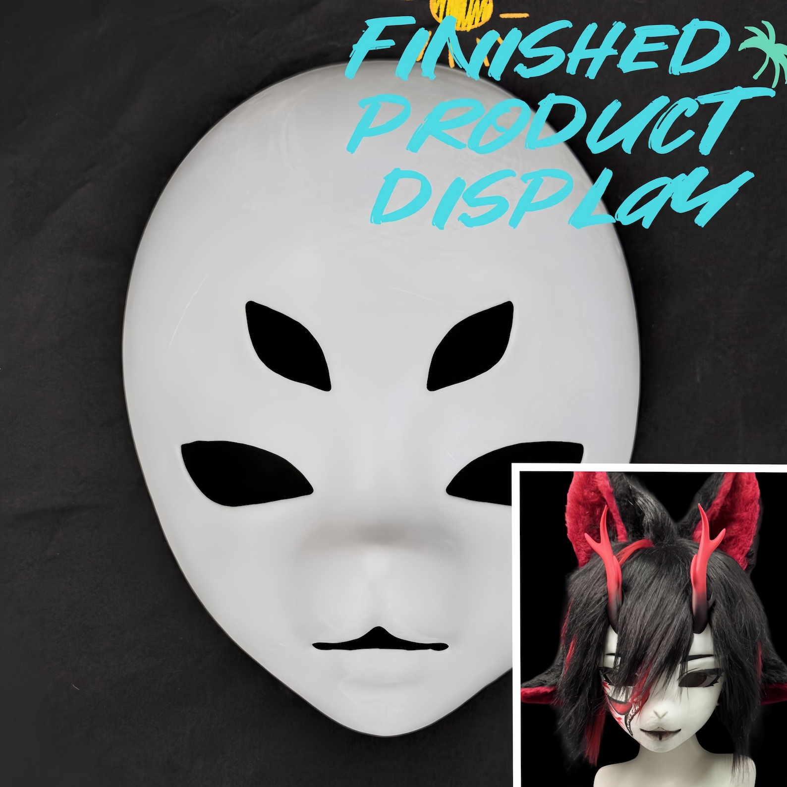 3D Printed Fursuit Headbase: Custom Furry Mask, Kigurumi Cosplay - Etsy