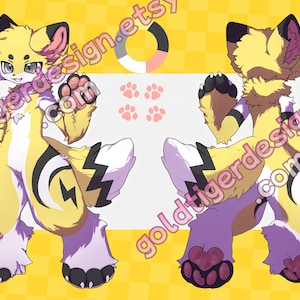 Custom Fursuit Design: Furry Art for Cosplay (digital Files) - Etsy