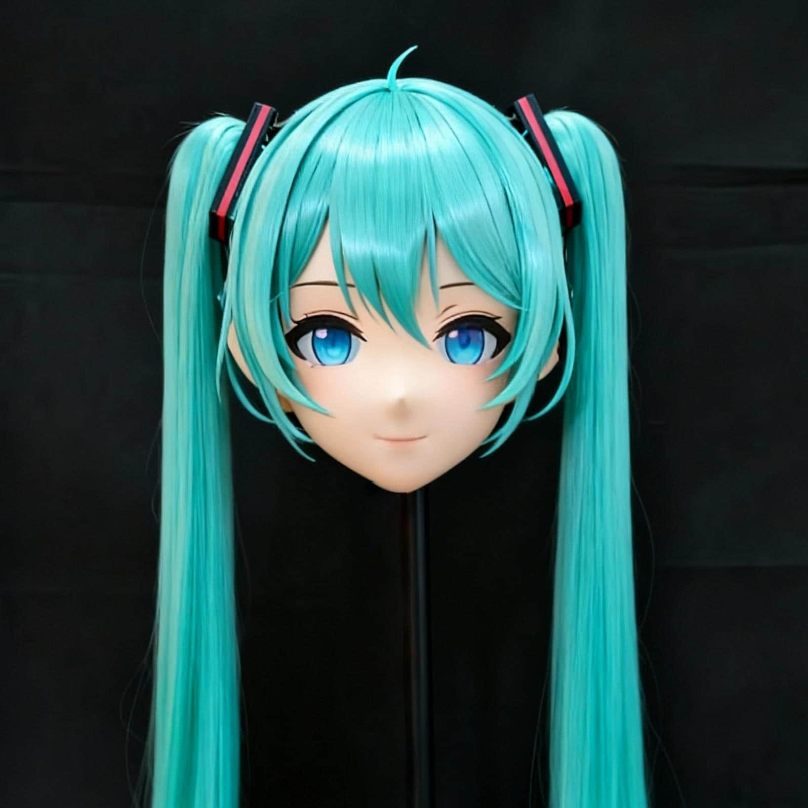 Kigurumi Mask: Miku Head Shell, Handmade Resin Head Shell, Commission ...