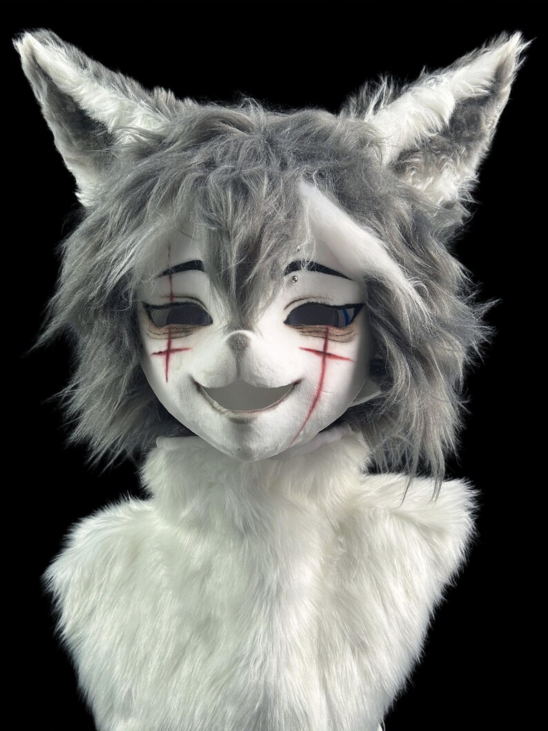 Premade Kig Head, Fursuit Mask, Kigurumi Head ,kig Kemono Mask, Gothic ...
