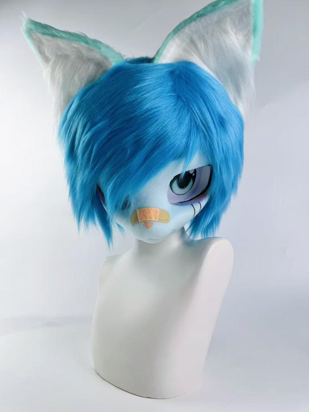 Custom Kigurumi Mask: Hand-painted Furry Fursuit Fox Head - Etsy