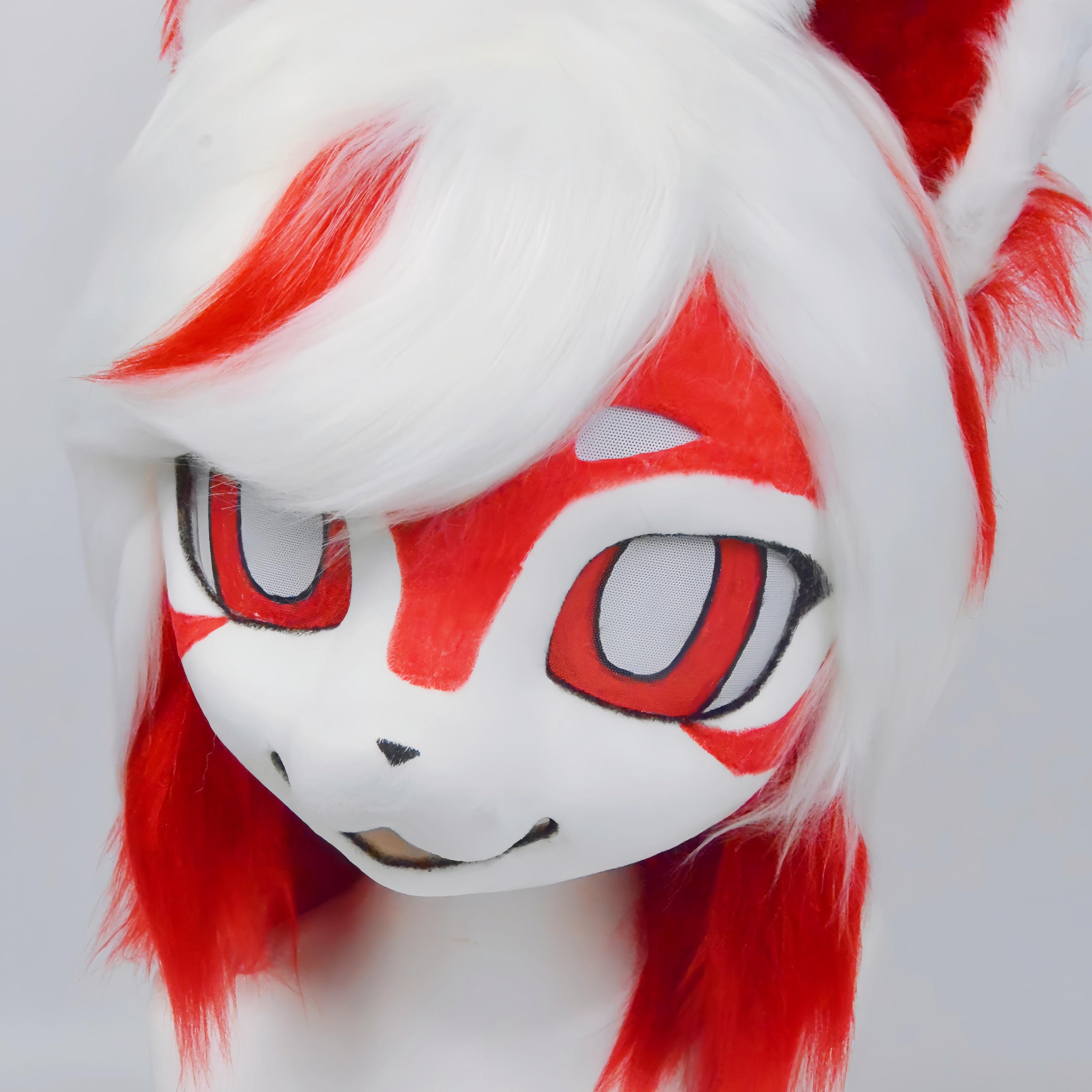 Red Lion Kigurumi Mask: Custom Fursona Cosplay Fursuit - Etsy