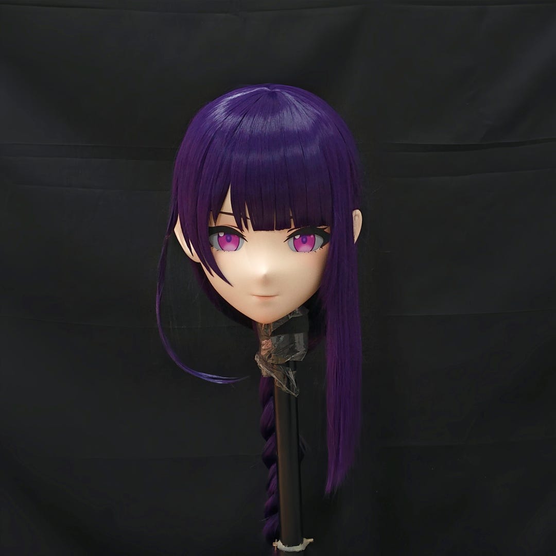 Custom Kigurumi Mask: Anime OC Cosplay, Handmade Resin Head Shell - Etsy