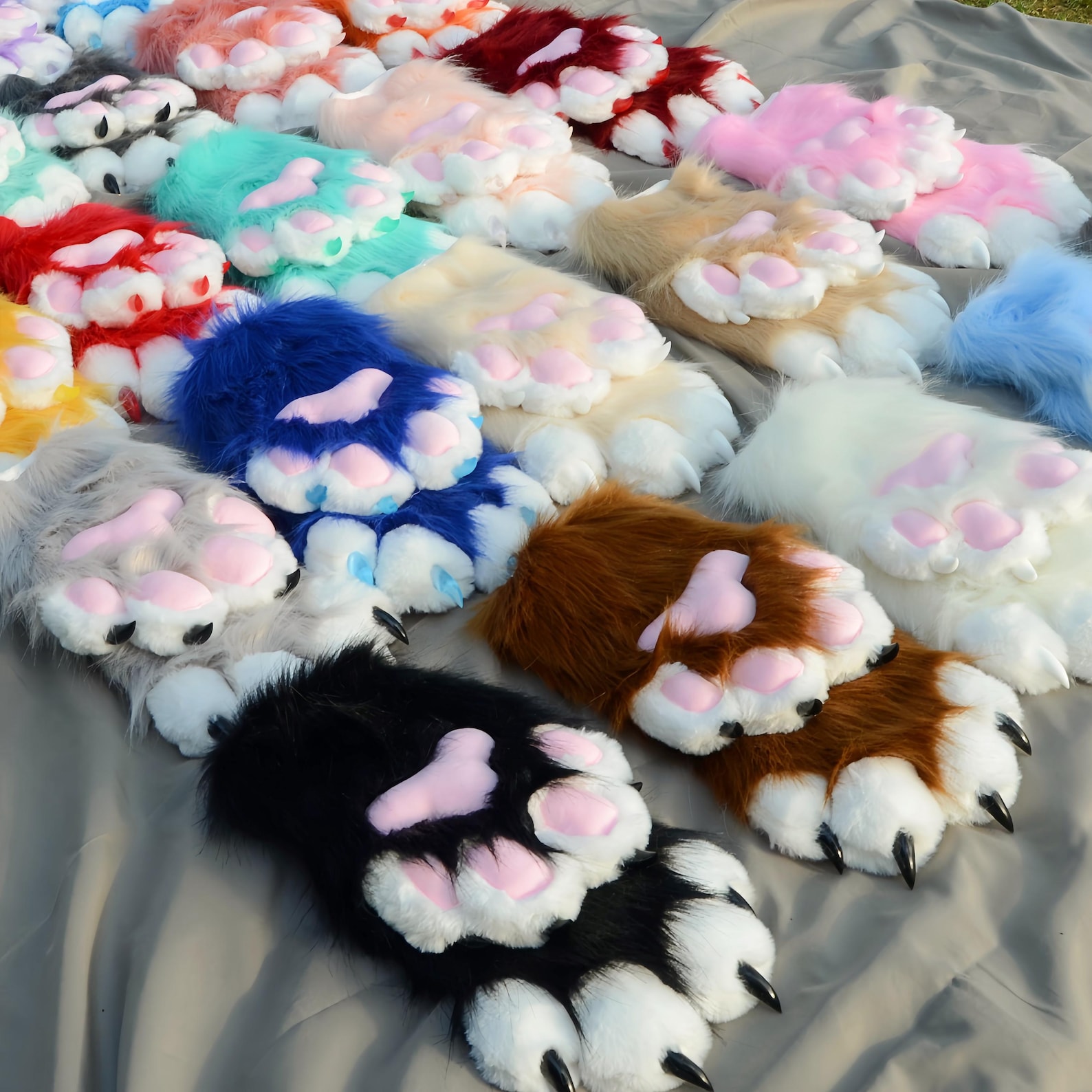 Handmade Fursuit Paws: Anime Cosplay Gloves - Etsy
