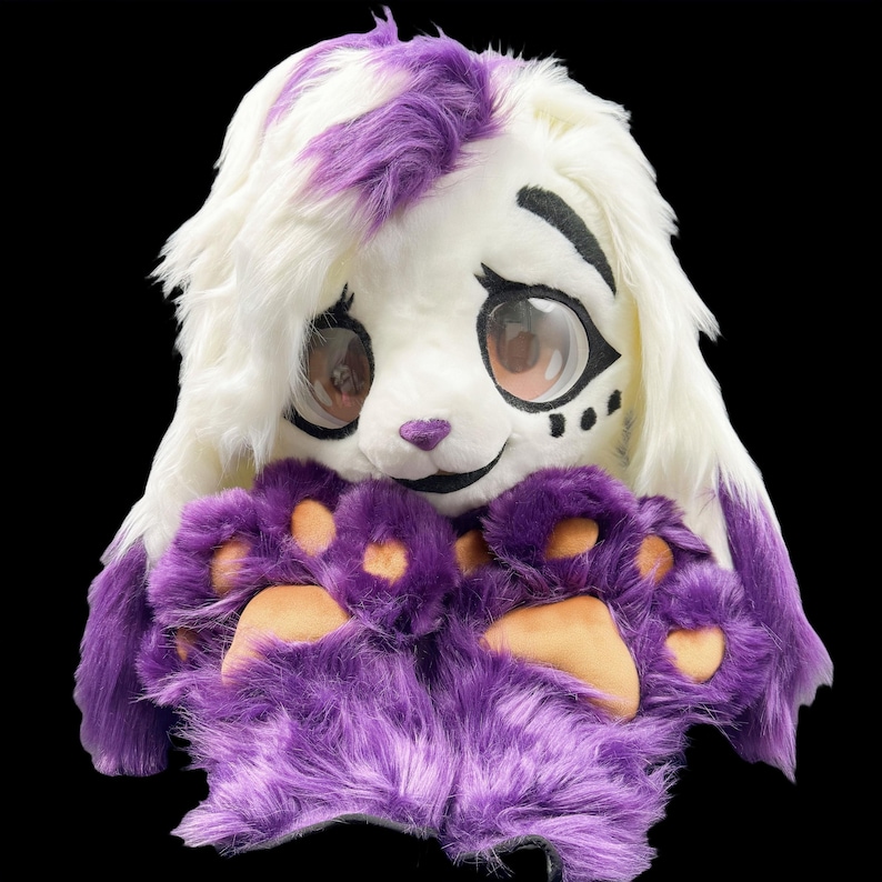Custom Kemono Mask: Big Ears Rabbit, Fursuit Headbase - Etsy