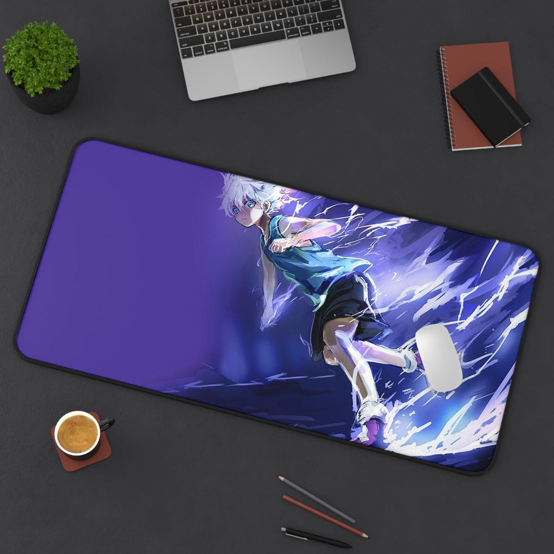 Killua Hunter X Hunter Anime Desk Mat - Gamer Mouse Pad, Cool Office ...
