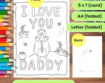 we love you grandpa coloring page