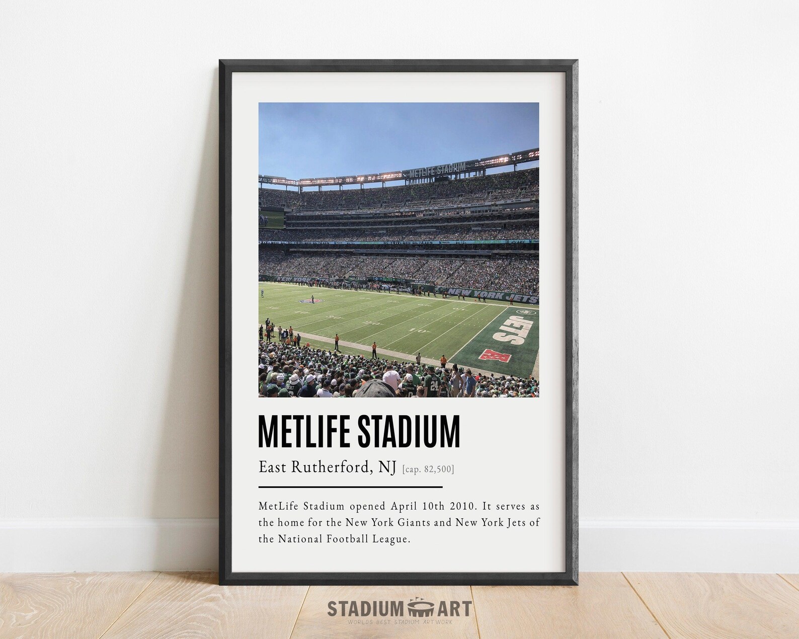 Metlife Stadium Print, New York Giants/jets Poster/canvas, Seat View ...