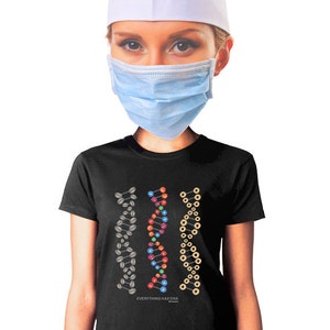 Dna Strand T-shirt for Women Teens College Girl Gift Idea for Medical ...