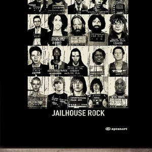 Rock and Roll T-shirt, Rock Star Mugshot, Band T-shirt, Rock Tshirt ...