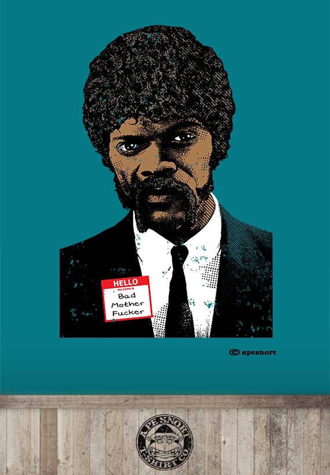 Pulp Fiction T-shirt Bmf T-shirt Samuel L Jackson T-shirt | Etsy