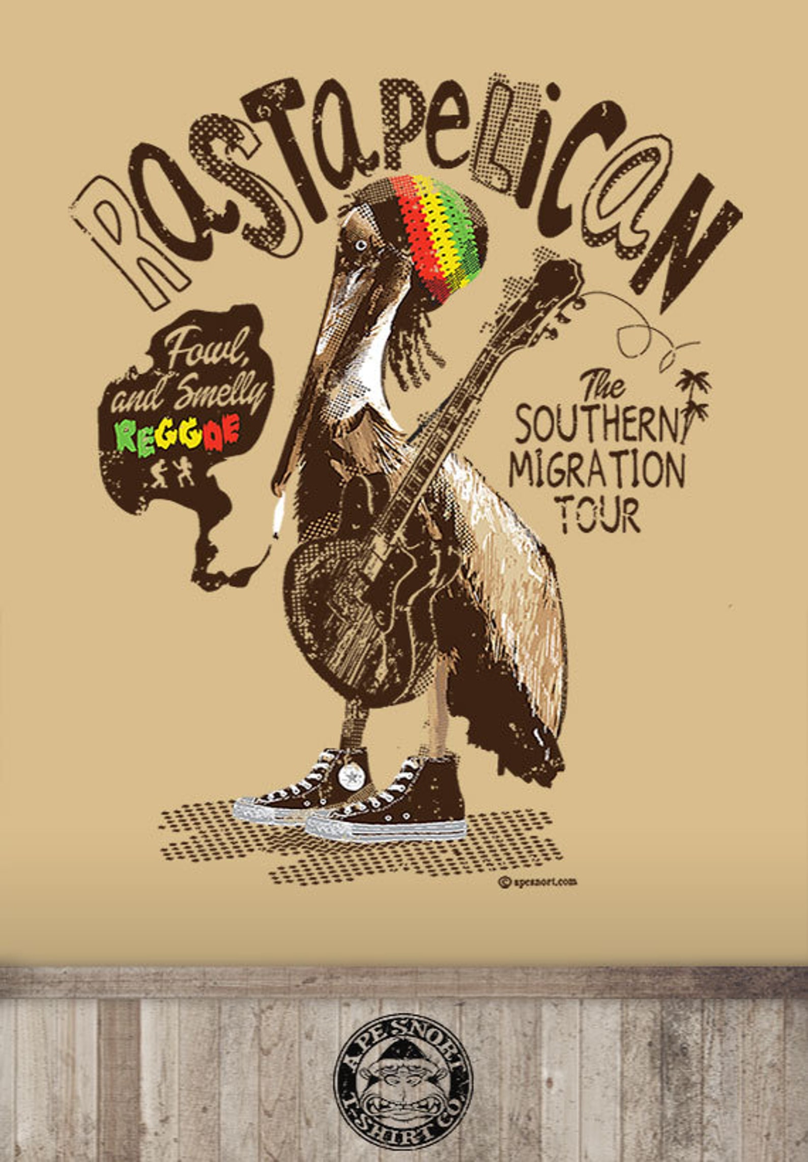 Pelican Men's Shirt Fans of Birds Reggae Band T-shirts Fun - Etsy