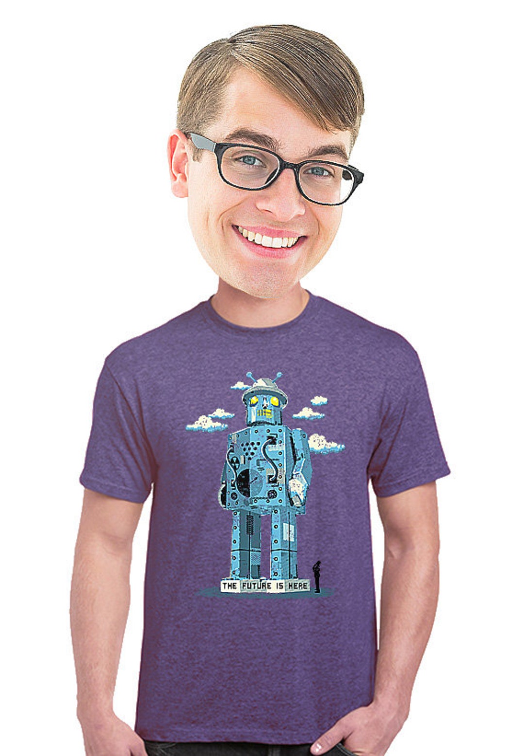 Robot design, geeky t-shirt, funny graphic tee, for computer geek ...