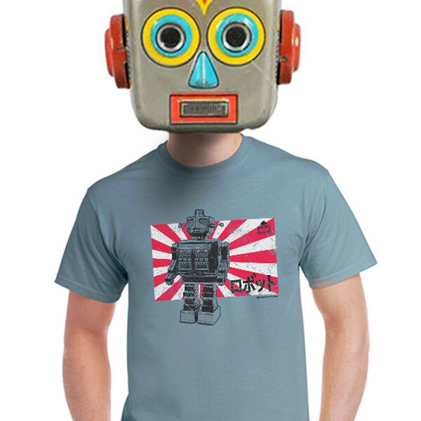 Robot T Shirt - Etsy