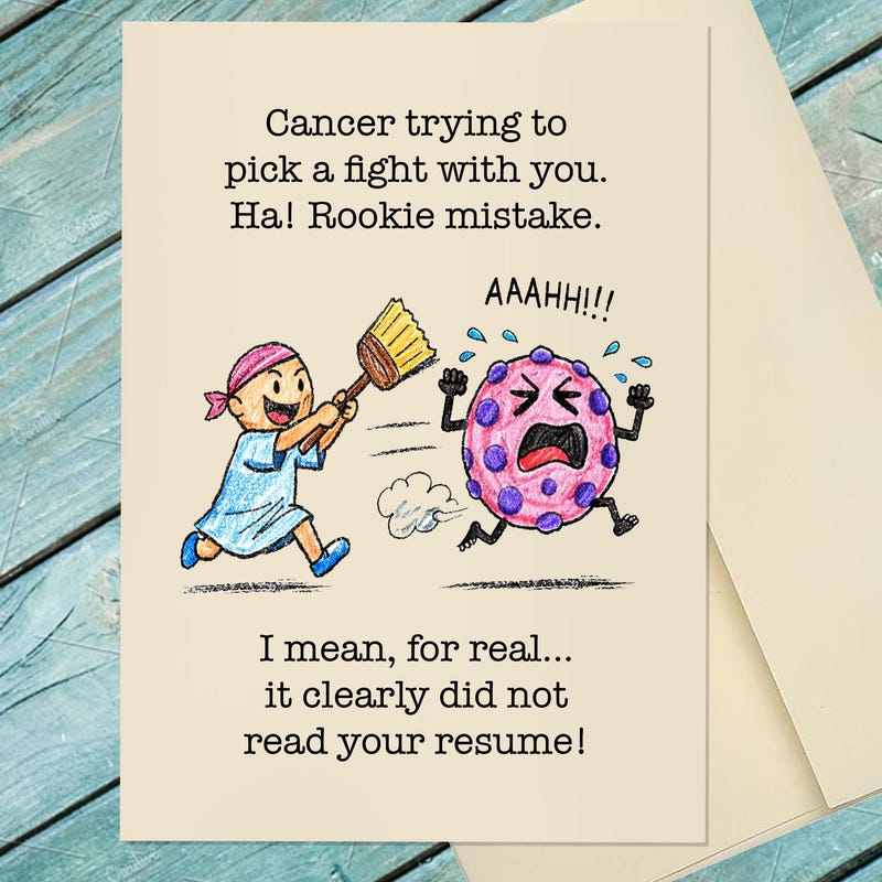 Funny Cancer Card - Etsy