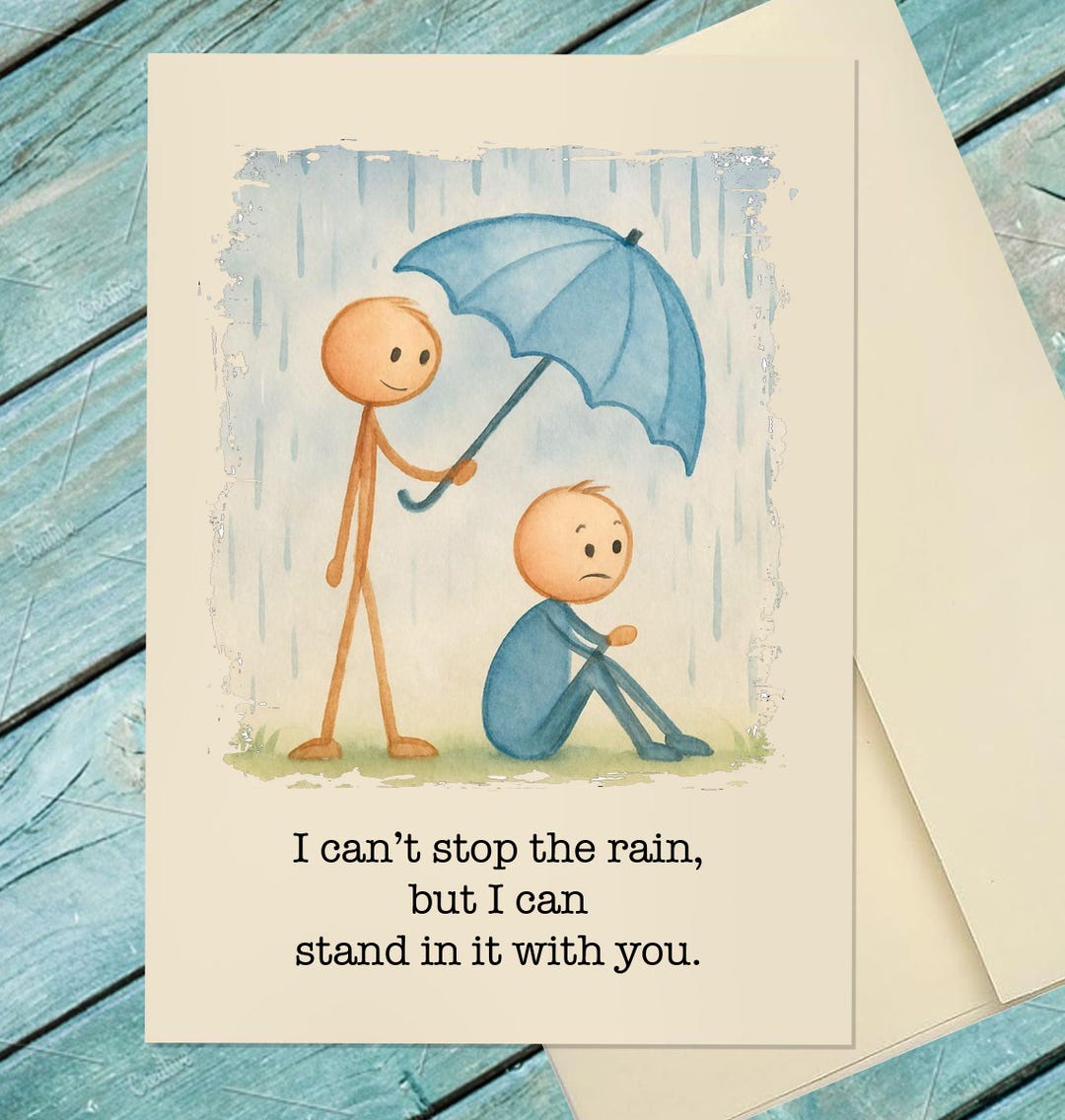 Encouraging Card / Supporting a Friend / Uplifting / I Am Here for You ...