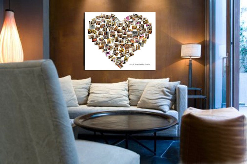 Custom Canvas Mosaic Collage Picture Gift Wedding or - Etsy