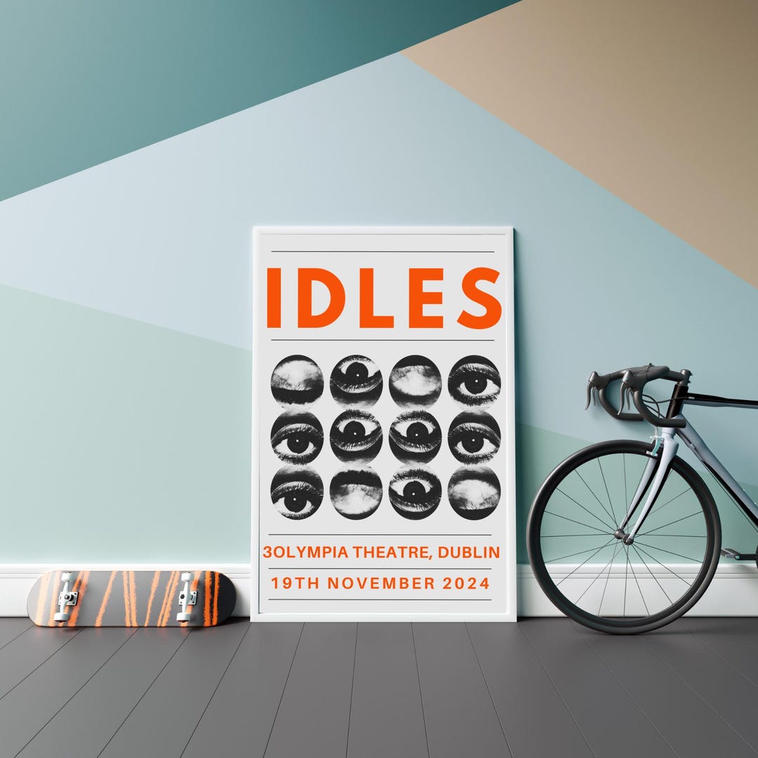 IDLES Poster | Olympia Theatre Dublin Gig 2024 | Punk Rock Digital ...