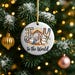Joy to the World Baby Jesus Christmas Ornament - Faith Based Xmas ...