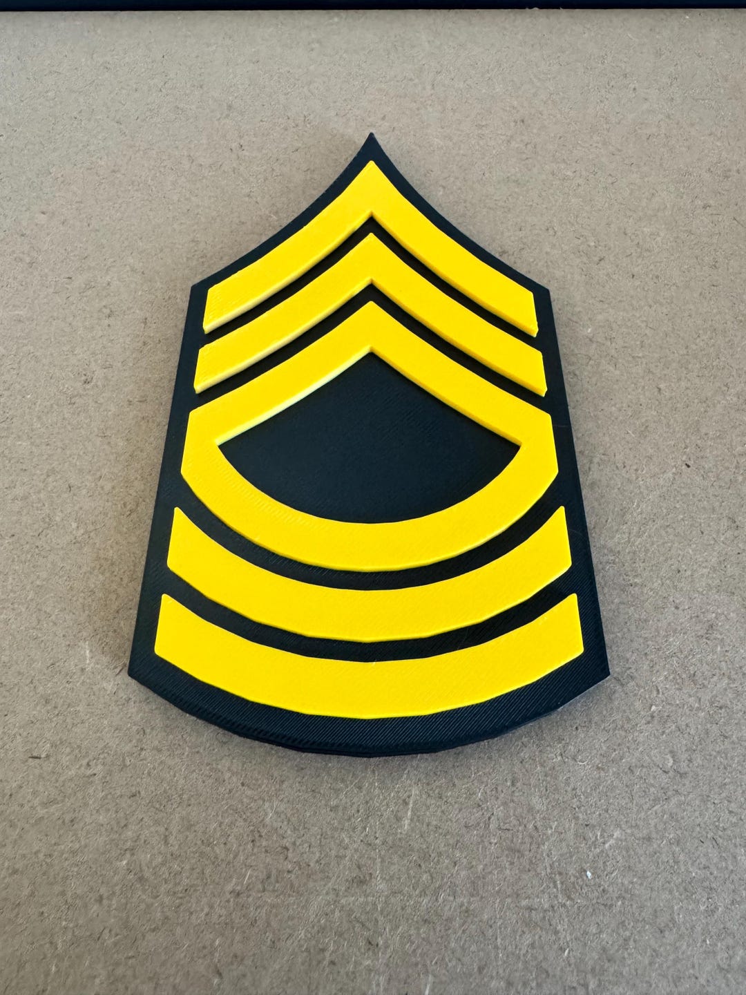 Custom Army Master Sergeant (MSG) Rank Insignia for Retirement Plaque ...