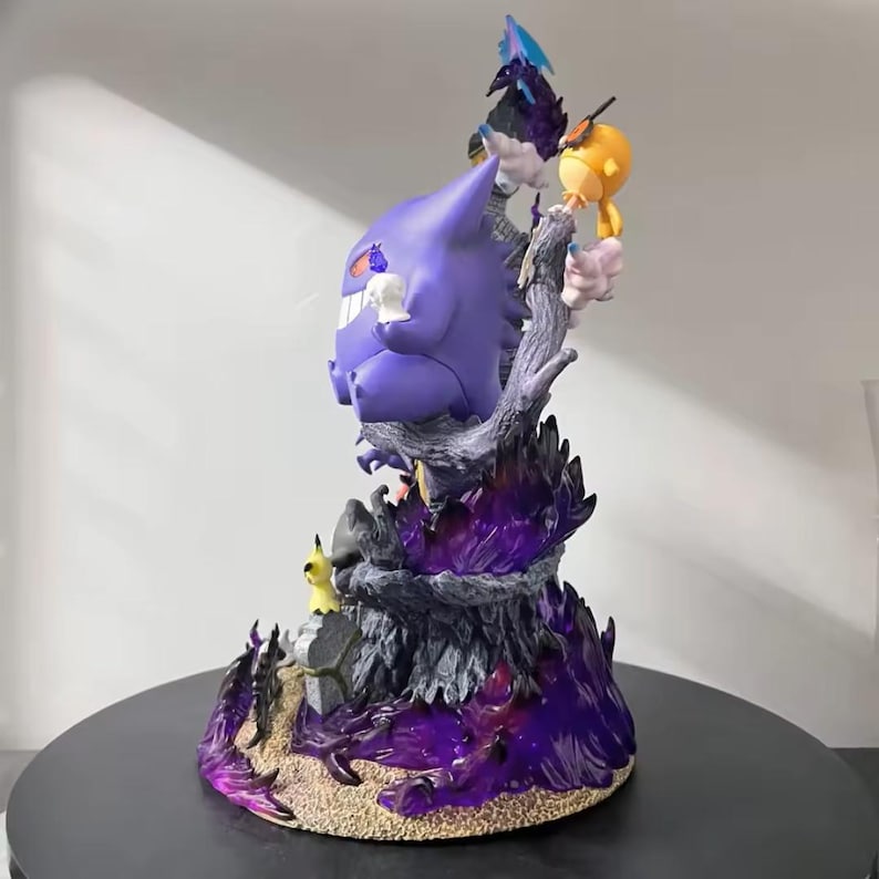Estatua Fantasma Pokémon: Gengar, Haunter y Mimikyu | Diorama de la ...