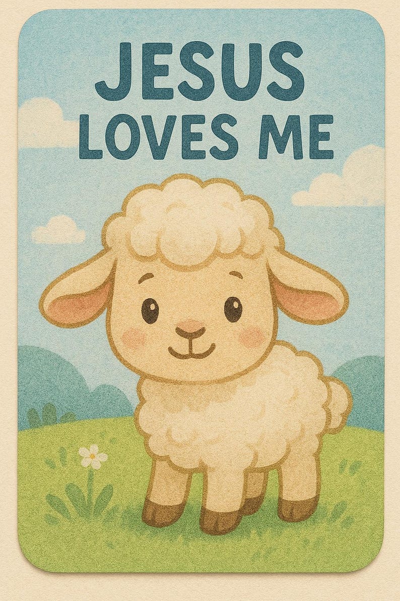 Quiet Sundays | Little Lamb Scripture Set - Etsy