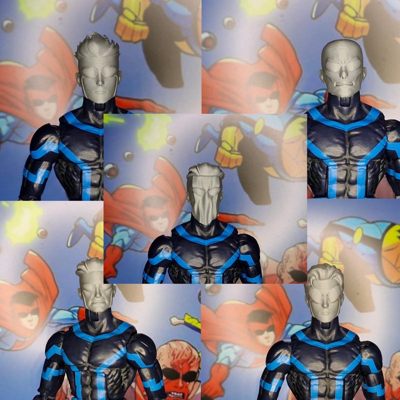 Custom Invincible Head Sculpts - Etsy