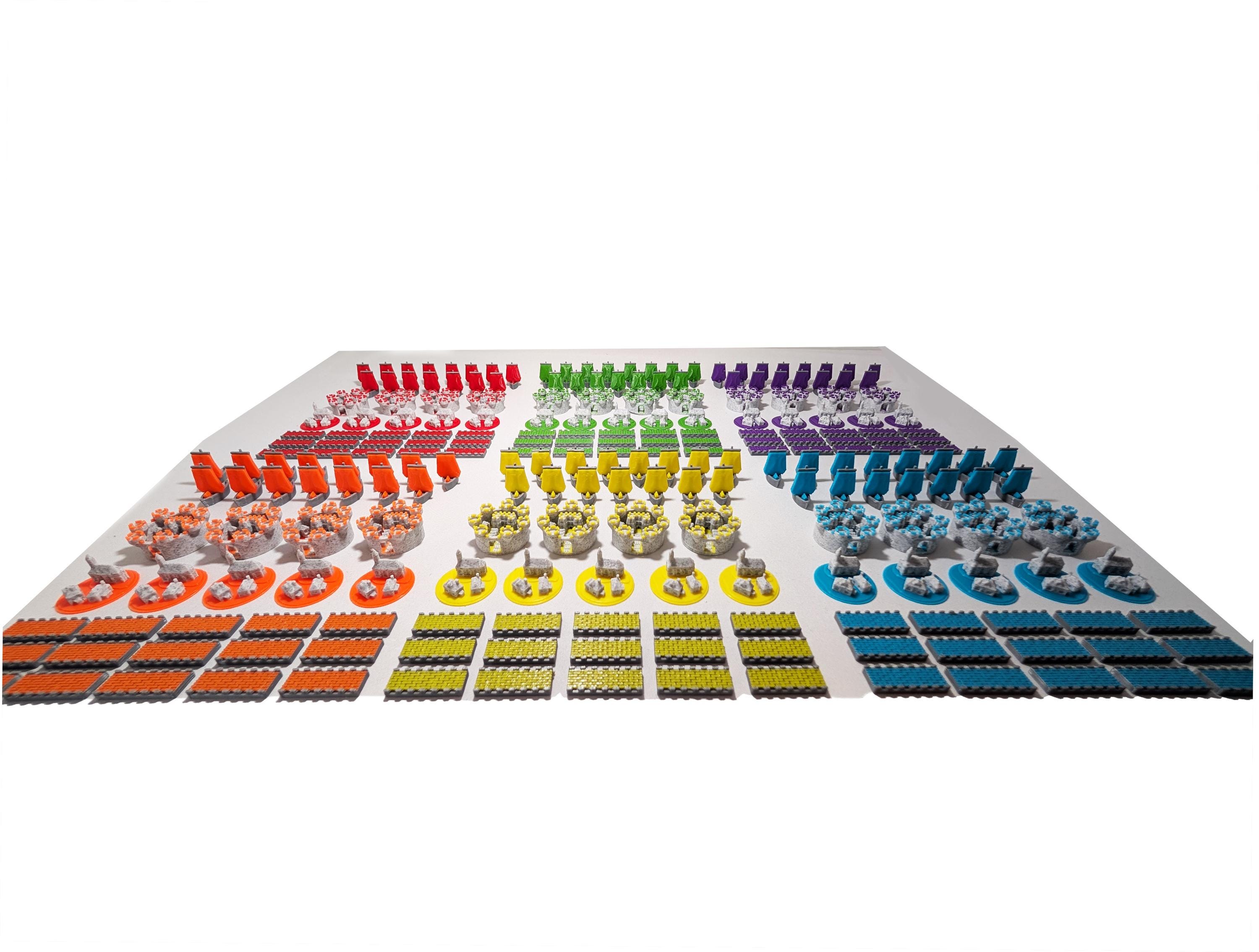 By the Color, Settlers of Catan Game Pieces - Etsy