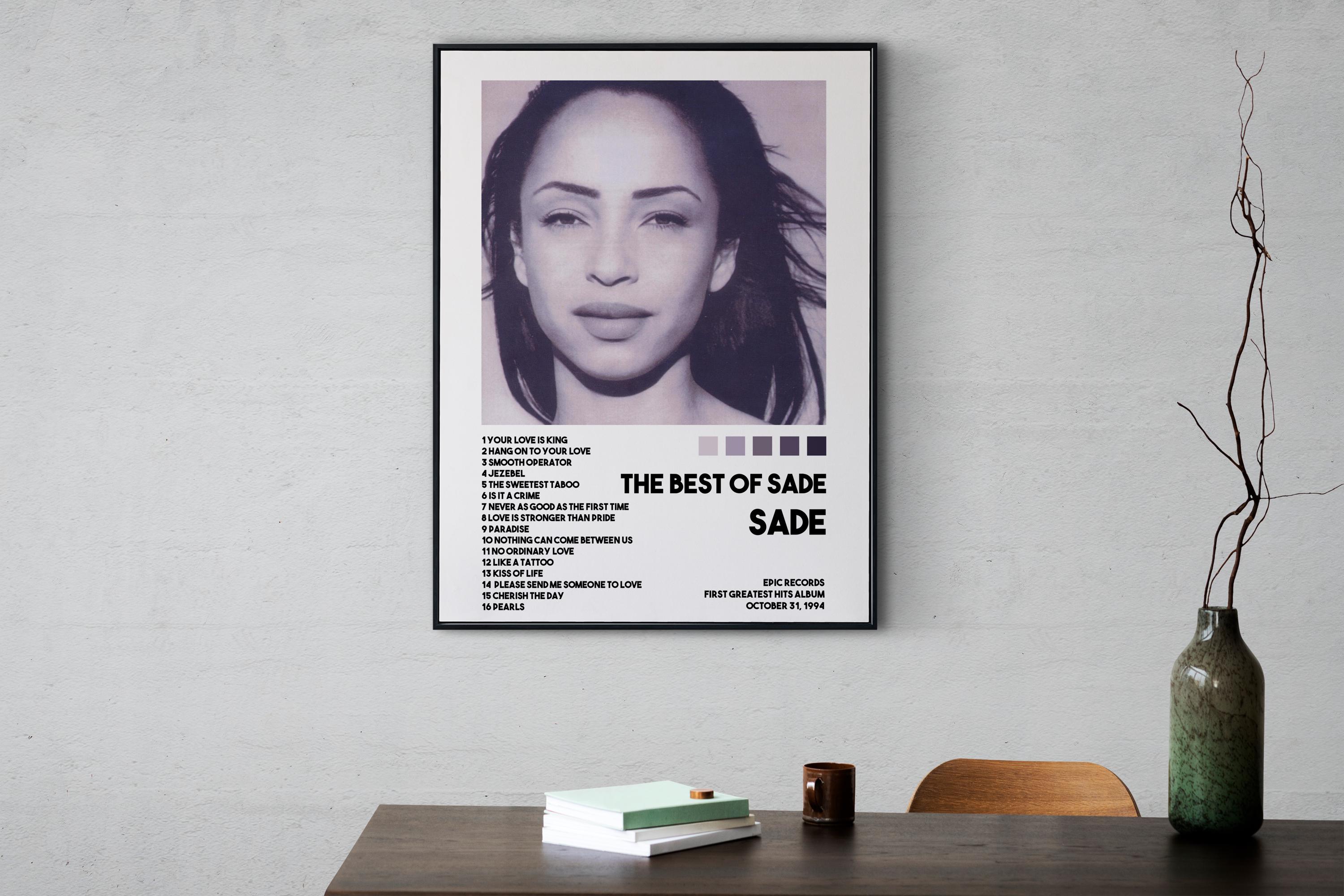 Best of Sade Album Cover Poster, Digital Print, Wall Art - Etsy