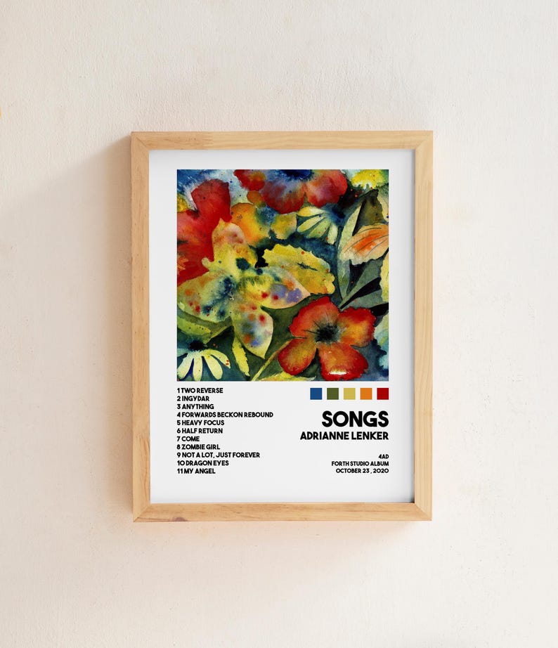 Adrianne Lenker Album Cover Poster, Digital Print, Wall Art - Etsy