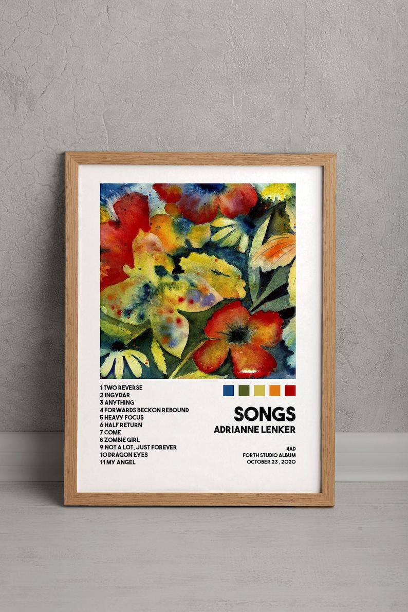 Adrianne Lenker Album Cover Poster, Digital Print, Wall Art - Etsy