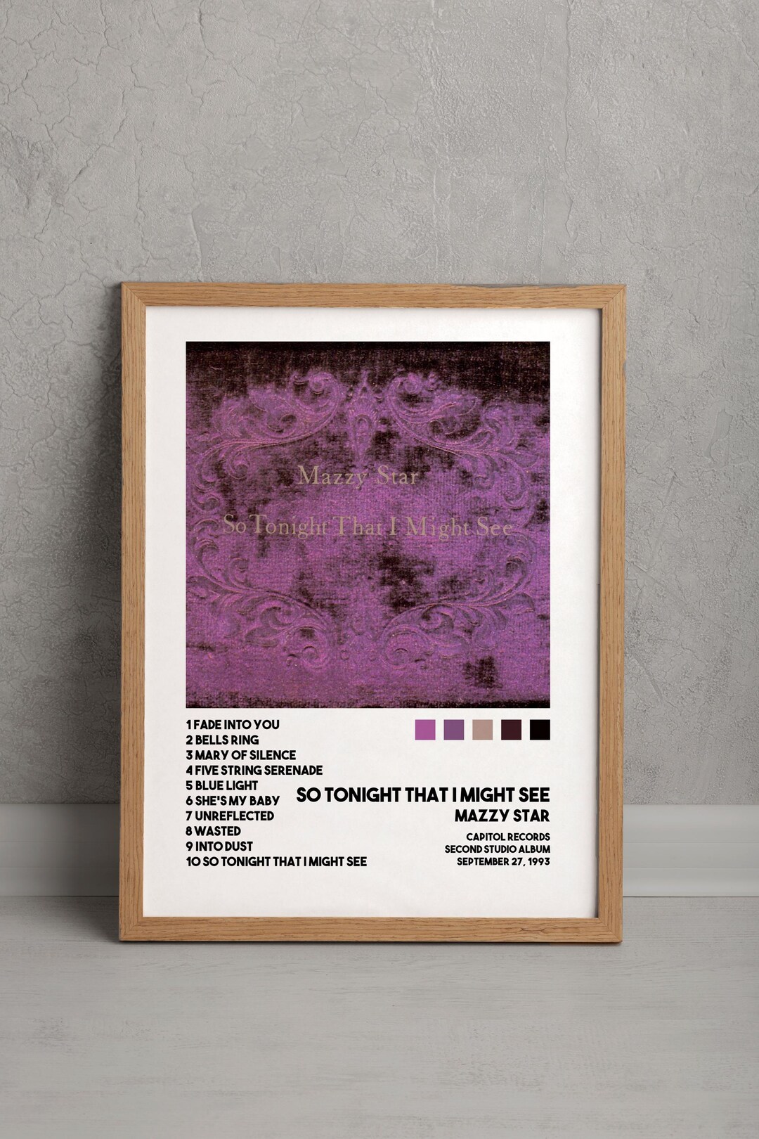 Mazzy Star Album Cover Poster, Digital Print, Wall Art - Etsy