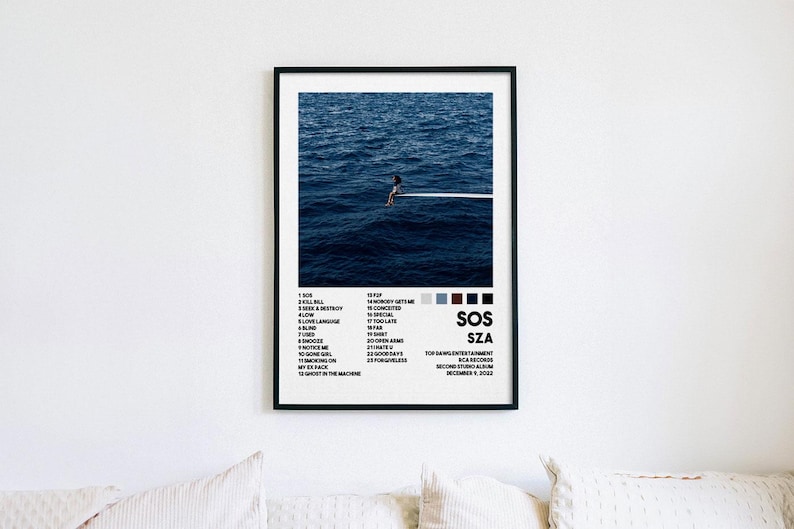 SZA SOS Album Cover Poster, Digital Print, Wall Art - Etsy Australia
