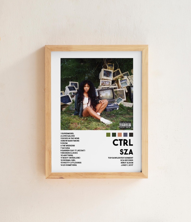SZA Album Cover Poster, Digital Print, Wall Art - Etsy