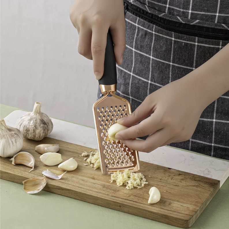 Rose Gold Stainless Steel Kitchen Tool Set – 7PC Utensil Set With ...