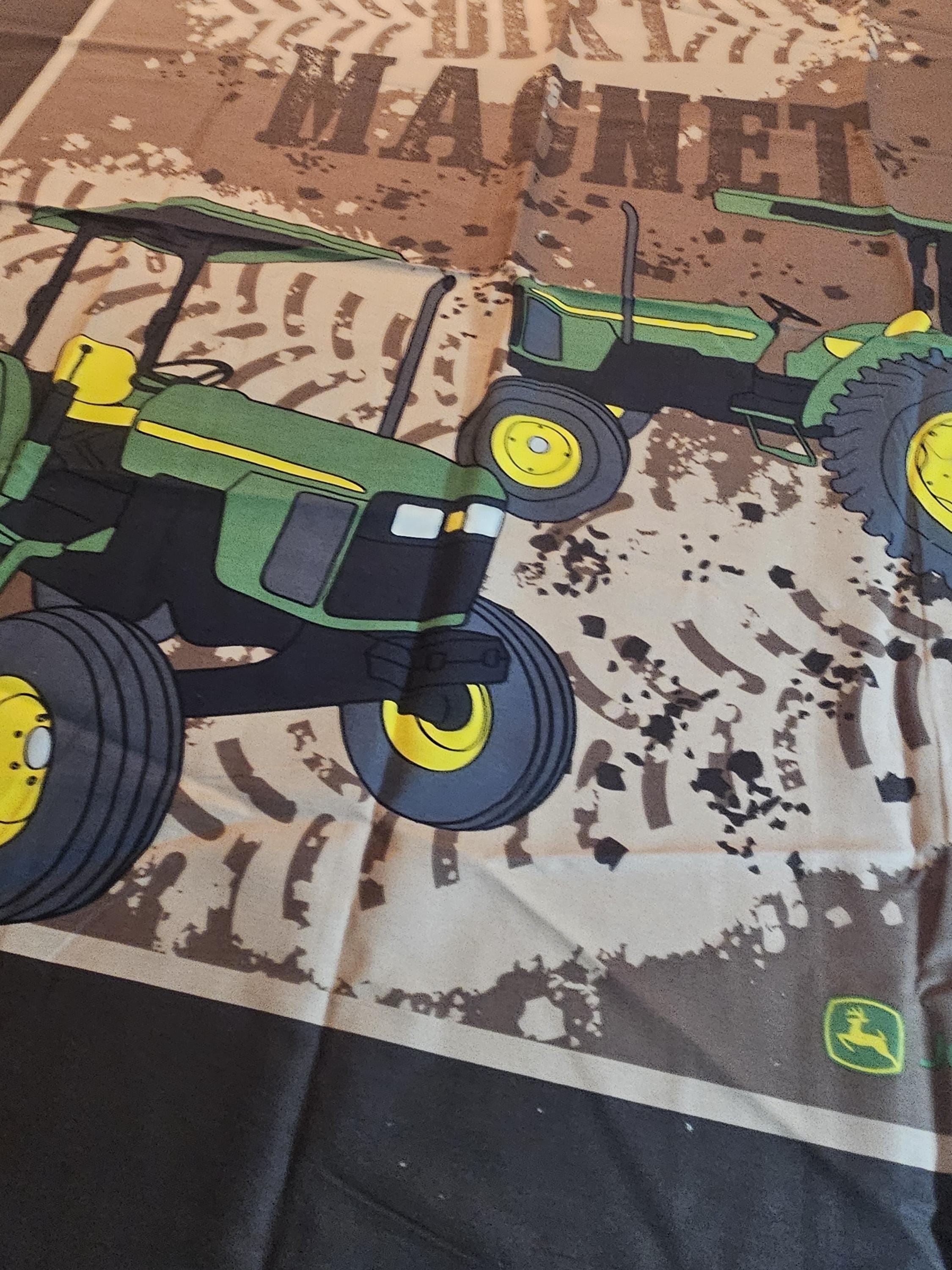 John Deere Dirt Magnet Fabric Panel - Etsy