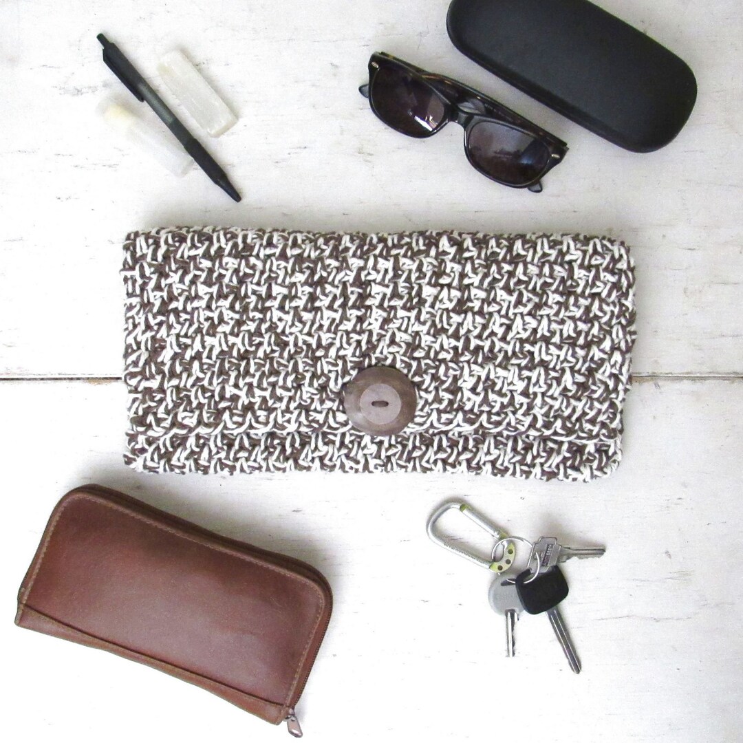 Crochet Bag Pattern - Fold Over Clutch Pattern - PDF Instant Download ...