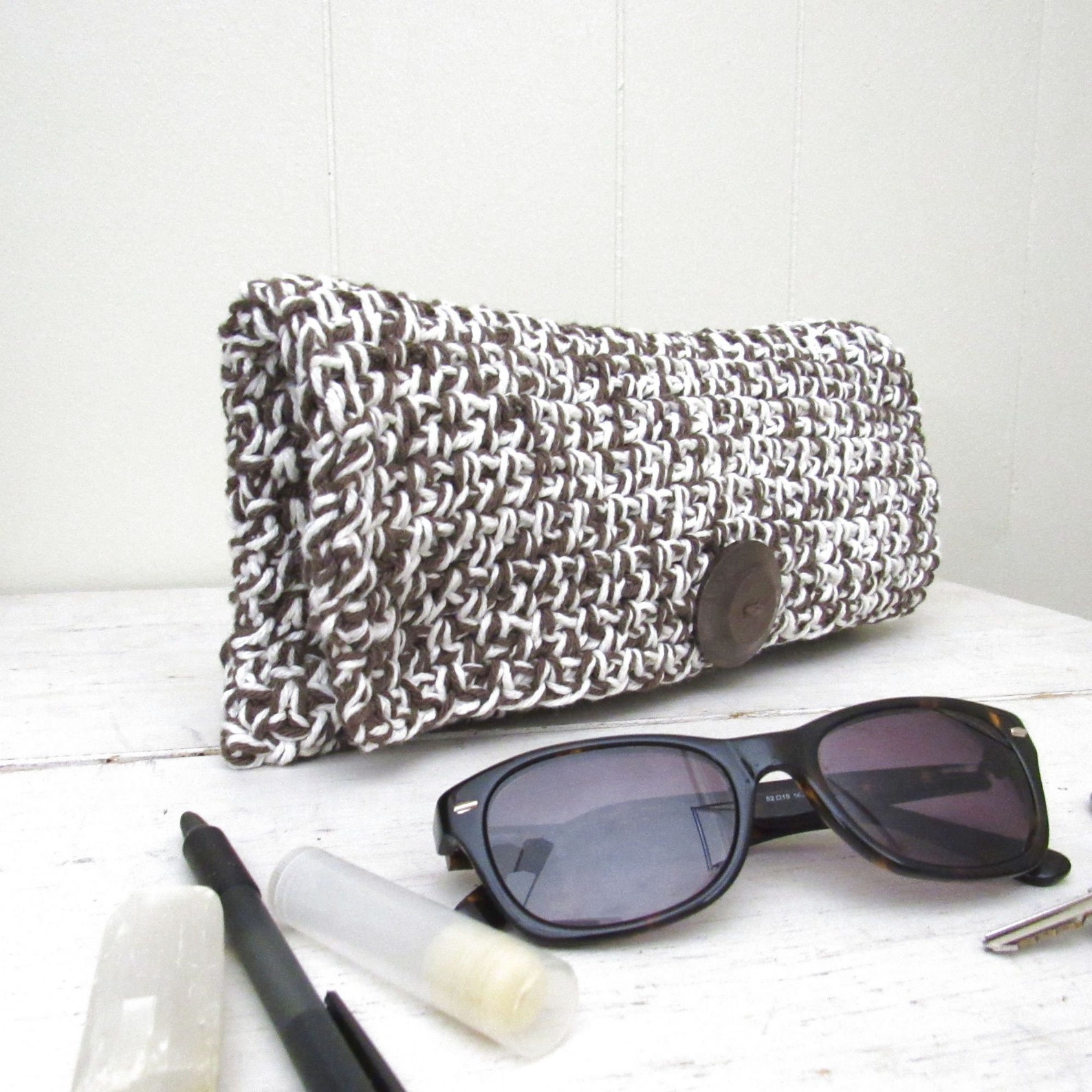Crochet Bag Pattern - Fold Over Clutch Pattern - PDF Instant Download ...
