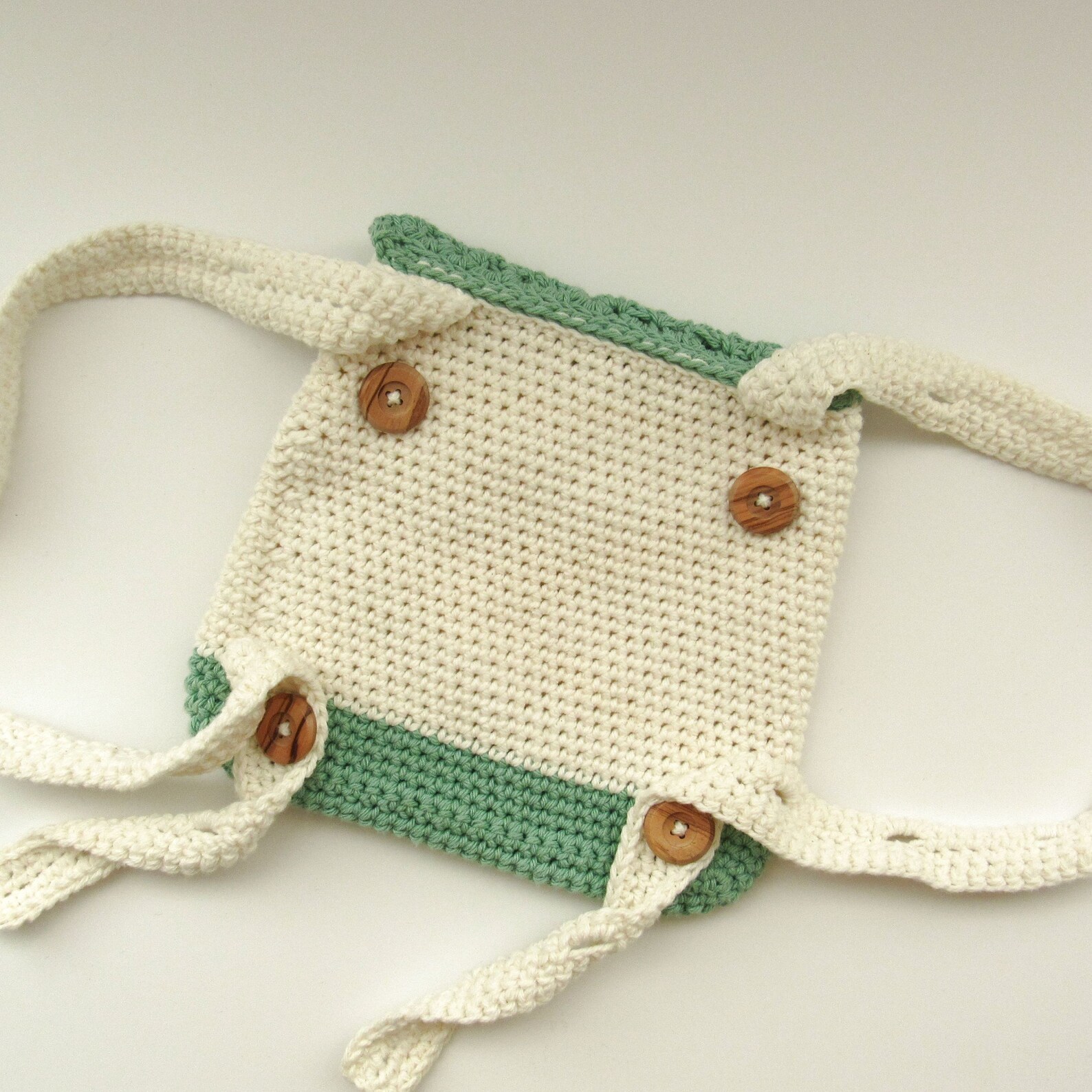 Mini Backpack Bag Crochet Mini Drawstring Backpack 90s Style Crochet ...