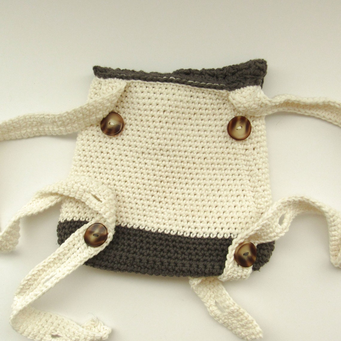 Mini Backpack Bag Crochet Mini Drawstring Backpack 90s - Etsy