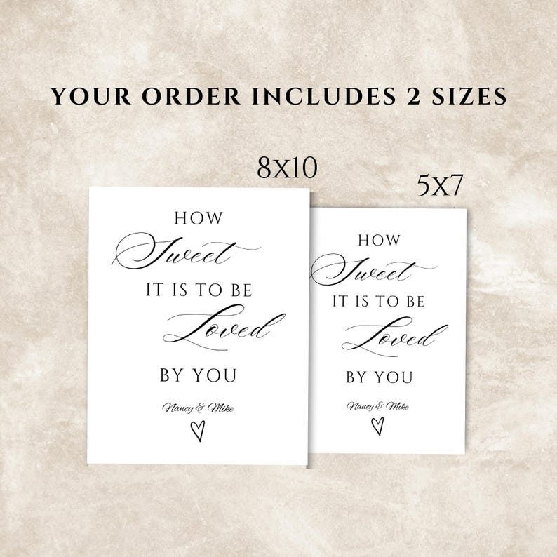 How Sweet It is Dessert Table Sign Wedding Decor for Bridal Shower ...